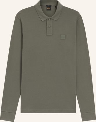 HUGO BOSS Piqu&eacute;-Poloshirt Passerby Slim Fit grau