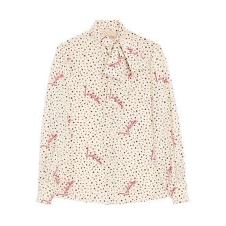 Valentino Plus De Pois Hemd - - Blouses & Shirts - Damen - Beige - L