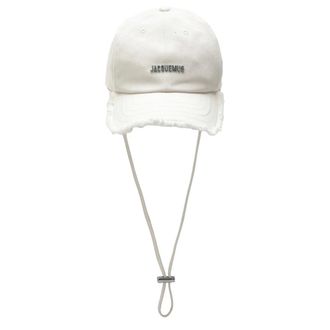 Jacquemus Homme, Accessoires, Blanc, Taille: 58 CM La Casquette Artichaut