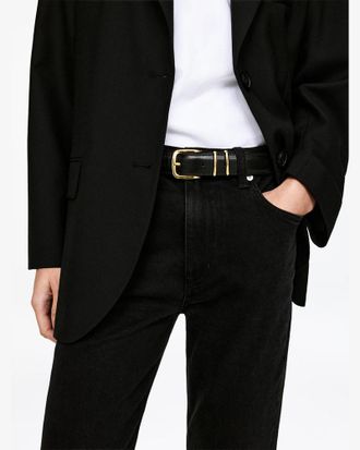 Arket Lederg&uuml;rtel -Schwarz