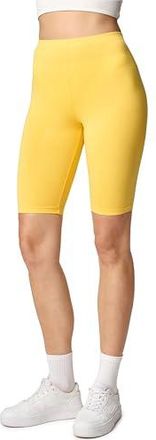 Merry Style Leggings Femme Court Tenue Sport Short MS10-145 (Jaune, XS)