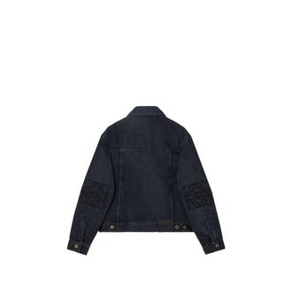 Loewe Veste droite Anagram en denim de coton