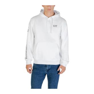 Emporio Armani Bedruckter Kapuzenpullover - - Sweatshirts & Hoodies - Herren - Wei&szlig; - M