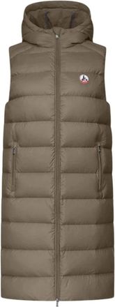 Jott Jott, Femme, Vestes, Brun, Taille: 46 FR Lola Long Padded Vest