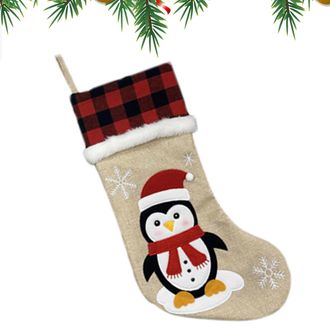 Generico Weihnachtssocken - Winterdekoration für Weihnachtsstrümpfe, lustige Details für kleines Spielzeug und Süßigkeiten im Hof, Garten, Familie, Freunde