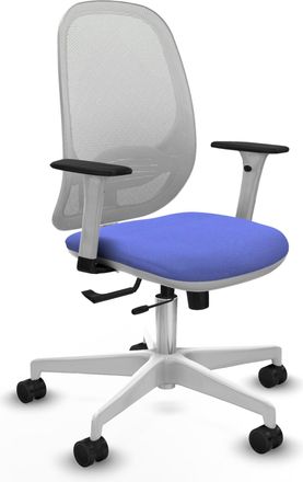 Piqueras y Crespo Cilanco B&uuml;rostuhl mit 1D-Armen, h&ouml;henverstellbare Lendenwirbelst&uuml;tze, ausgestattet mit Syncro/Translack und Schneidschaum, mit Rollen von 65 mm, Nylon