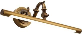 Andiamo Applique murale LED r&eacute;tro pour miroir de salle de bain, laiton, &eacute;tanche IP44, lampe de coiffeuse, lampe pour miroir de maquillage, lampe de miroir