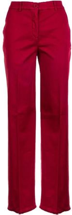 Via Masini 80 M612Le816-P Straight Leg Hosen - - Trousers - Damen - Rot - 3XL