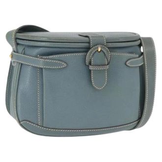 Gucci Sac bandouli&egrave;re en cuir vintage Pre-owned - Femme - Pre-owned - Bleu - Taille: ONE Size