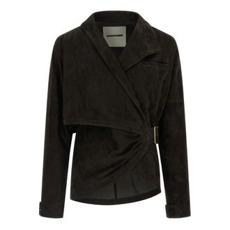 Darkpark Darkpark, Femme, Vestes, Brun, Taille: 38 FR Cindy Contour Suede Jacket