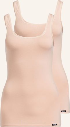 Skiny Skiny 2er-Pack Tops Advantage Cotton beige