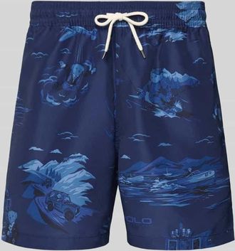 Ralph Lauren Badehose mit elastischem Bund und Tunnelzug