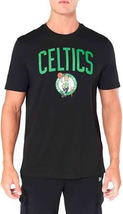 New Era T-Shirt avec Logo NBA Boston Celtics, Noir, XXL