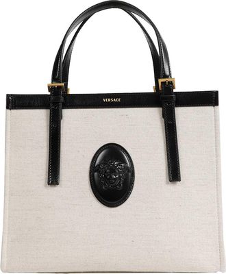 Versace Rivi&egrave;re Canvas Tote Bag