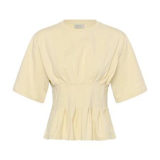 Gestuz T-Shirt - - Tops - Damen - Gelb - XL