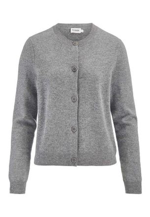 Hessnatur Strickjacke Regular aus Schurwolle mit Kaschmir (1-tlg)