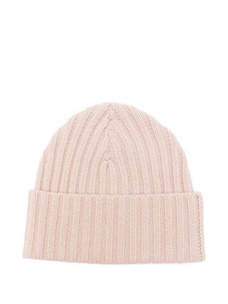 Warm-Me bonnet en cachemire à design côtelé - Tons neutres