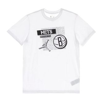 Nike Jordan Homme, Tops, Blanc, Taille: XL Tee-shirt Basketball Brooklyn Nets Blanc