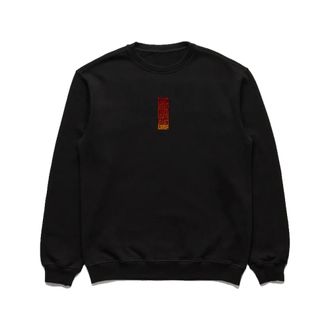 maharishi Bestickter Crew Sweatshirt - - Sweatshirts & Hoodies - Herren - Schwarzk - S
