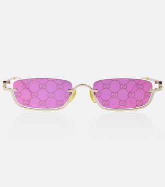 Gucci Eckige Sonnenbrille GG