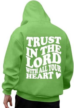 Generic Sweat a Capuche Homme Hooded Sweatshirt Hoodie Pullover Homme Longue Manche avec Doublure en Fleece et Design Th&eacute;matique, Sweatshirt Confortable pour 