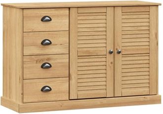 vidaXL Sideboard mit Schubladen VIGO 113x40x75 cm Massivholz Kiefer vidaXL