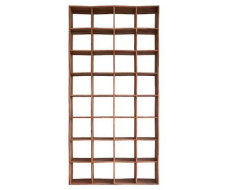 DELIFE Standregal Live-Edge Akazie Natur 240x120 cm Massiv Baumkante