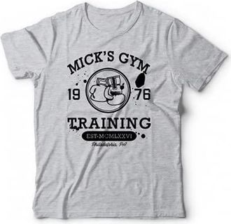 Generico T-shirt Rocky Micks Gym Sport Boxe Boxe, Nuances de gris, Large