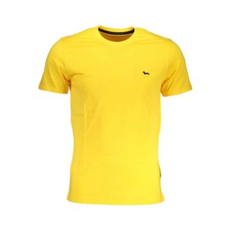 Harmont & Blaine Homme, Tops, Jaune, Taille: 2XL T-shirt en coton jaune