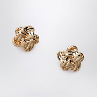 Bottega Veneta Knot Ohrringe aus Sterlingsilber mit 18-kar&auml;tiger Vergoldung