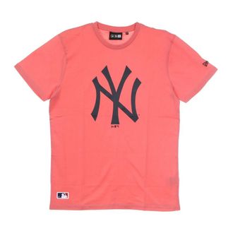 New Era Homme, Tops, Rose, Taille: M Yankees Logo Tee Pink/Navy
