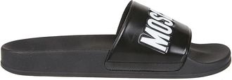 Moschino Homme, Chaussures, Noir, Taille: 43 EU Pool Slide