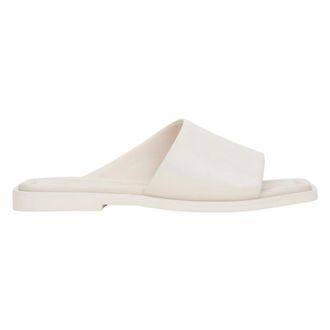 Estro & Luminara Femme, Chaussures, Blanc, Taille: 40 EU Sandales Plates &agrave; Bride Carr&eacute;e