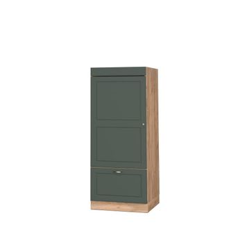 Vicco Mikrowellenschrank Fame-Line, Grün-Gold Landhaus, 60 cm