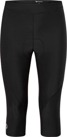 Ziener Damen Nebia X-Function Fahrrad-Tight/Rad-Hose - Mountainbike/Rennrad Atmungsaktiv|schnelltrocknend|gepolstert|Knielang, Schwarz, 40 EU