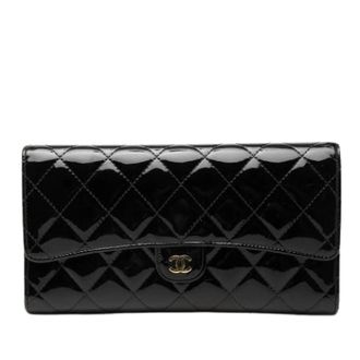 Chanel Pre-owned Long Wallet - - Pre-owned - Damen - Schwarzk - ONE SIZE