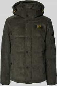 PME Legend Steppjacke aus Cord mit Label-Detail