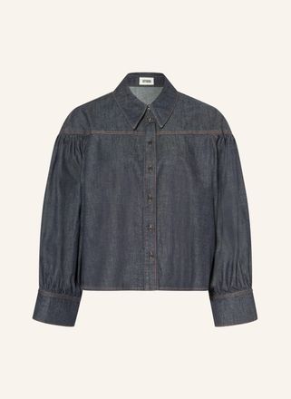 Drykorn Drykorn Hemdbluse Seleni In Jeansoptik blau