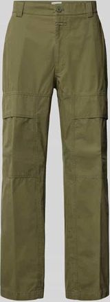 Closed Relaxed Fit Cargohose mit Stretch-Anteil