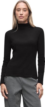 Street One Damen 3228577 Basic Rollkragenshirt, Schwarz, 44
