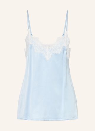 Rich & Royal Satintop Mit Spitze blau