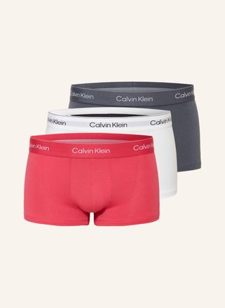Calvin Klein 3er-Pack Boxershorts Icon Cotton Stretch Low Rise pink