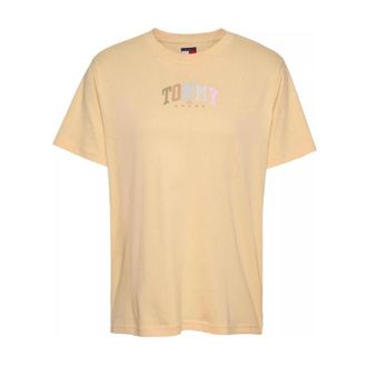 Tommy Hilfiger Varsity Color T-Shirt - - Tops - Damen - Gelb - XS