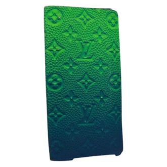 Louis Vuitton Portefeuille Long Pre-owned - Femme - Pre-owned - Vert - Taille: ONE Size