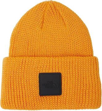 The North Face Stylische Patch Beanie M&uuml;tze - - Sport - Herren - Orange - ONE SIZE