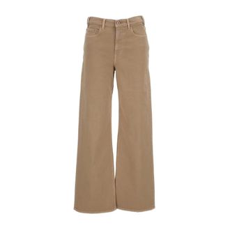 AG - Adriano Goldschmied Femme, Jeans, Beige, Taille: W24 Wide Jeans