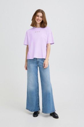 Ichi T-Shirt Kurzarm-Bluse IHPETRO