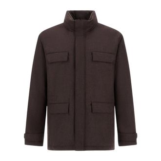Herno Field Jacket - - Jackets - Herren - Braun - L