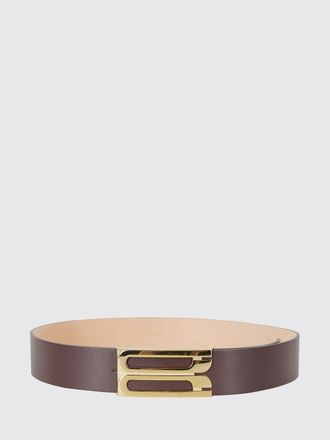 Victoria Beckham Ceinture en cuir de veau brillant avec logo