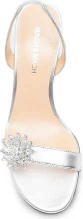 Mach & Mach Silve Heels - Silver